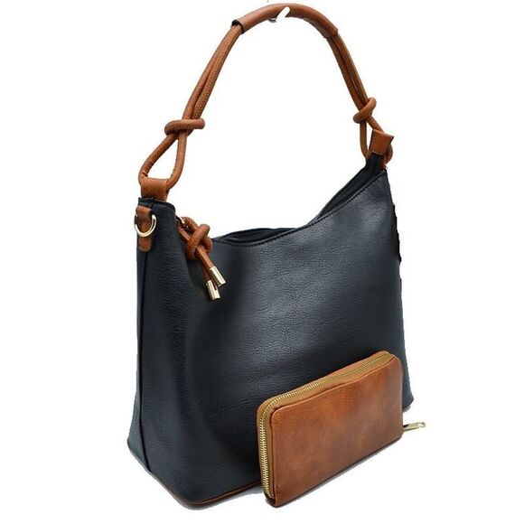 Bags | Nwt 2n1 Smooth Hobobag Withwalletset | Poshmark